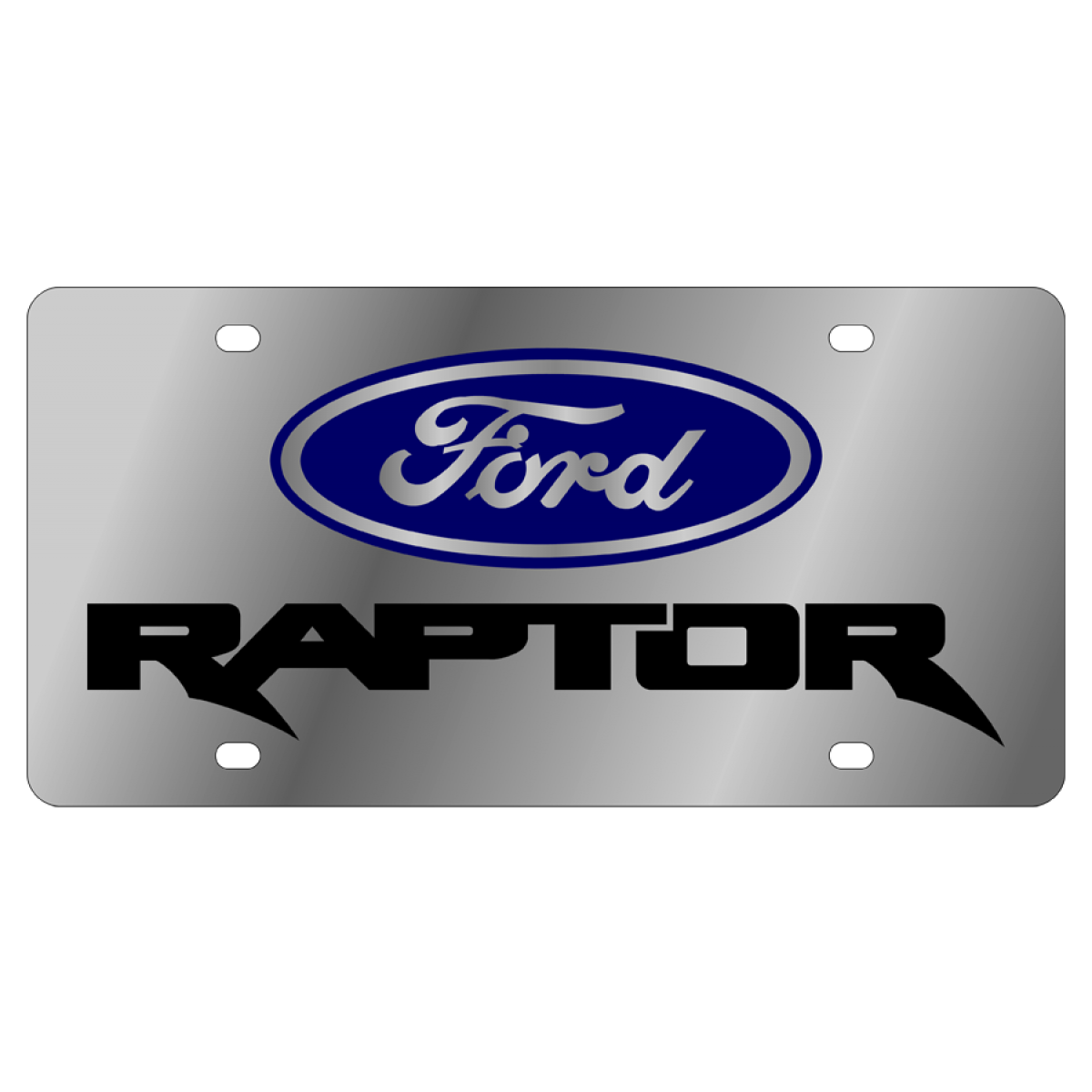 HossRods.com | Ford Raptor Stainless Steel License Plate | Hot Rod ...