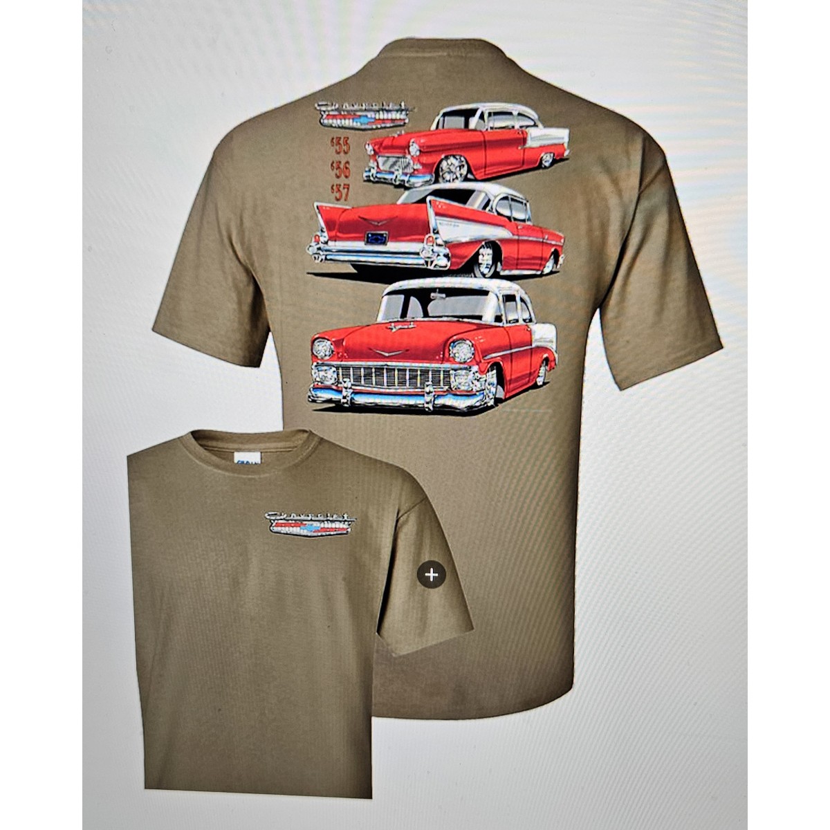 HossRods.com | Chevy Tri-Five T Shirt | Hot Rod Accessories, Garage ...
