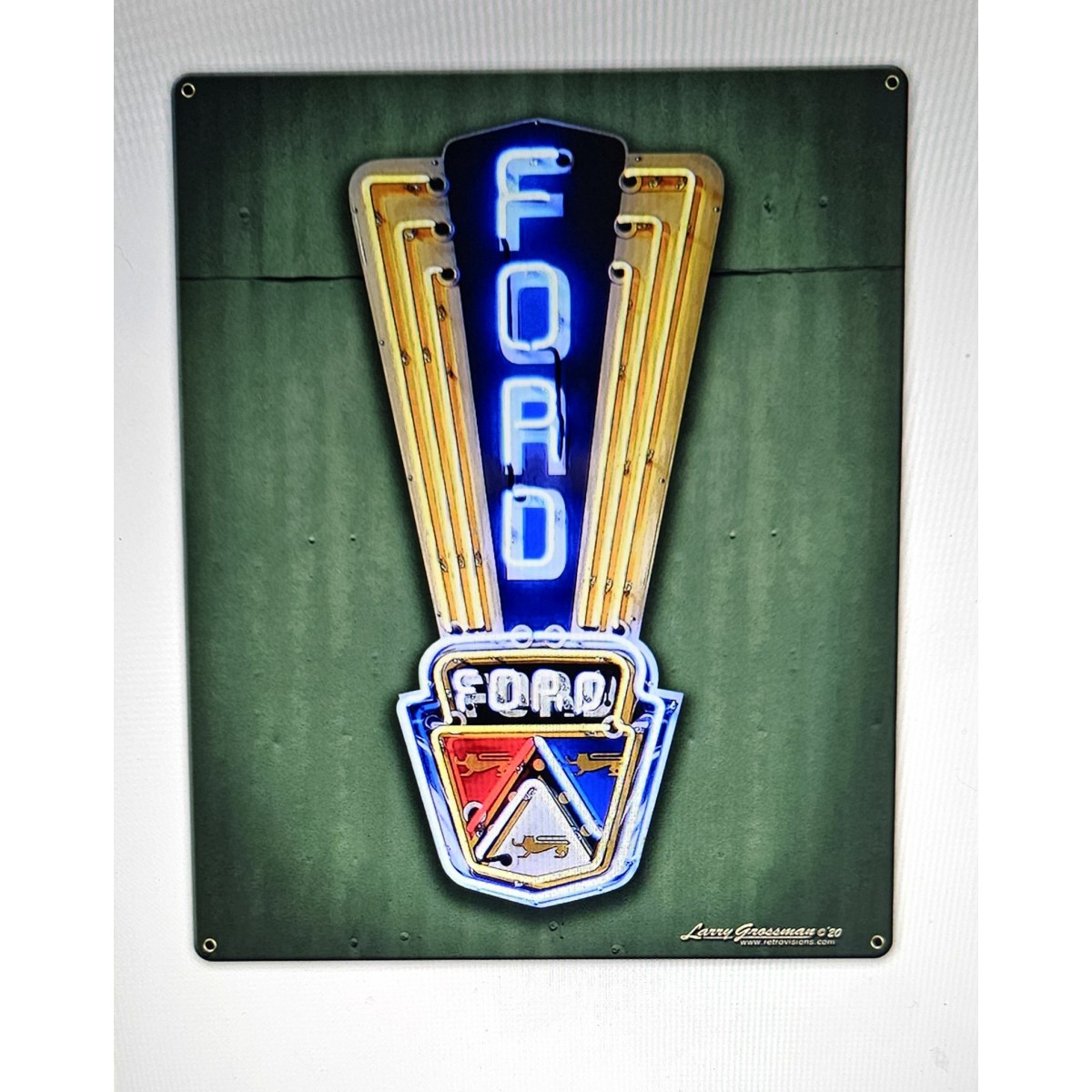 HossRods.com | Ford Neon Car Metal Sign 14 x 17 | Hot Rod Accessories ...