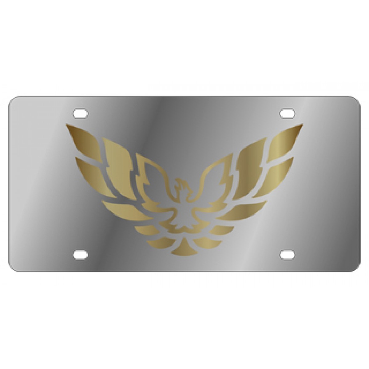 HossRods.com | Pontiac Firebird License Plate with Gold Logo | Hot Rod ...