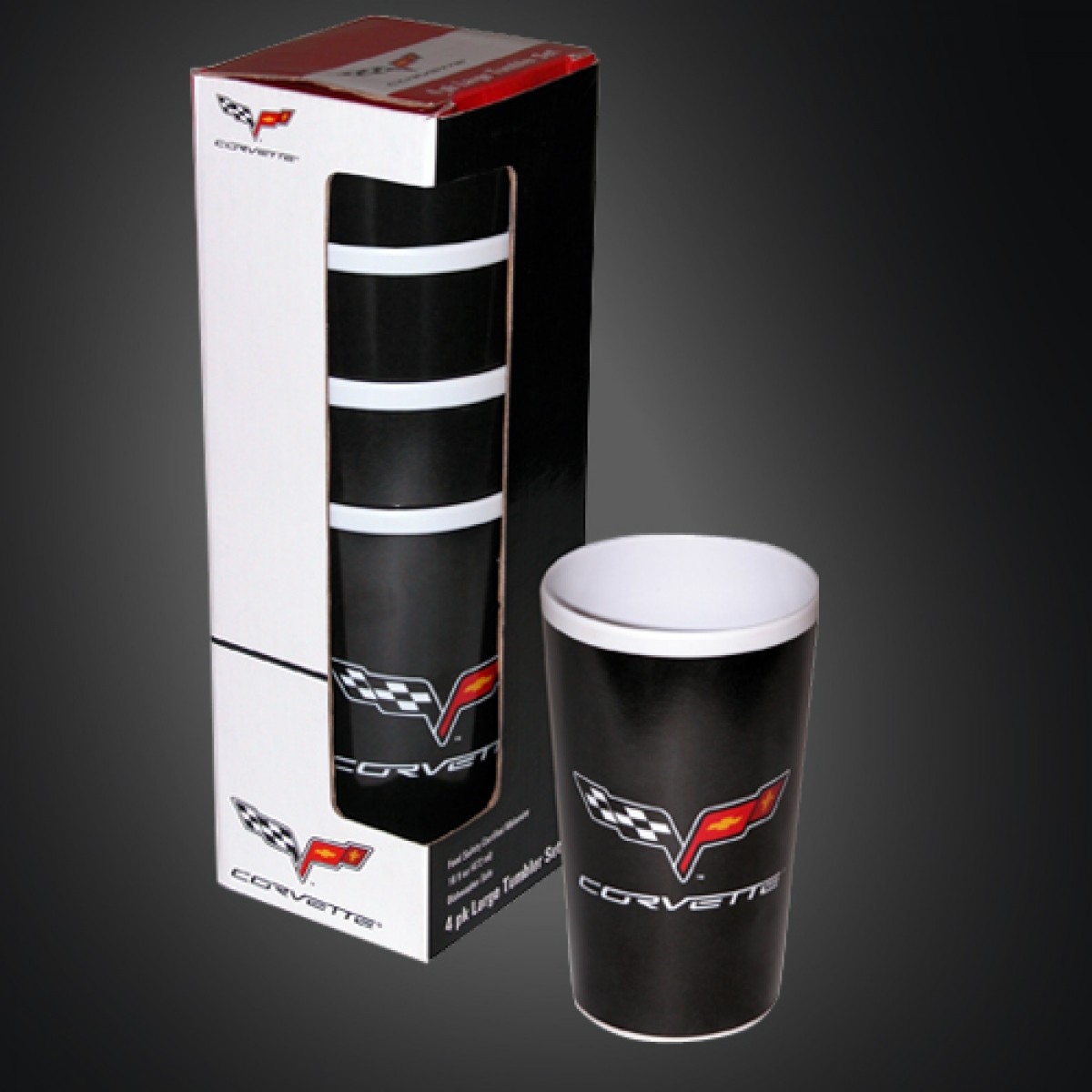 HossRods.com | C6 CORVETTE TUMBLER SET | Hot Rod Accessories, Garage ...